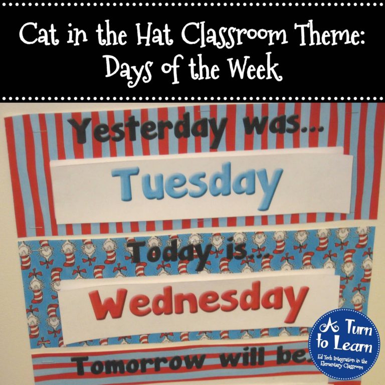 My New Cat in the Hat Classroom Theme!!! • A Turn to Learn