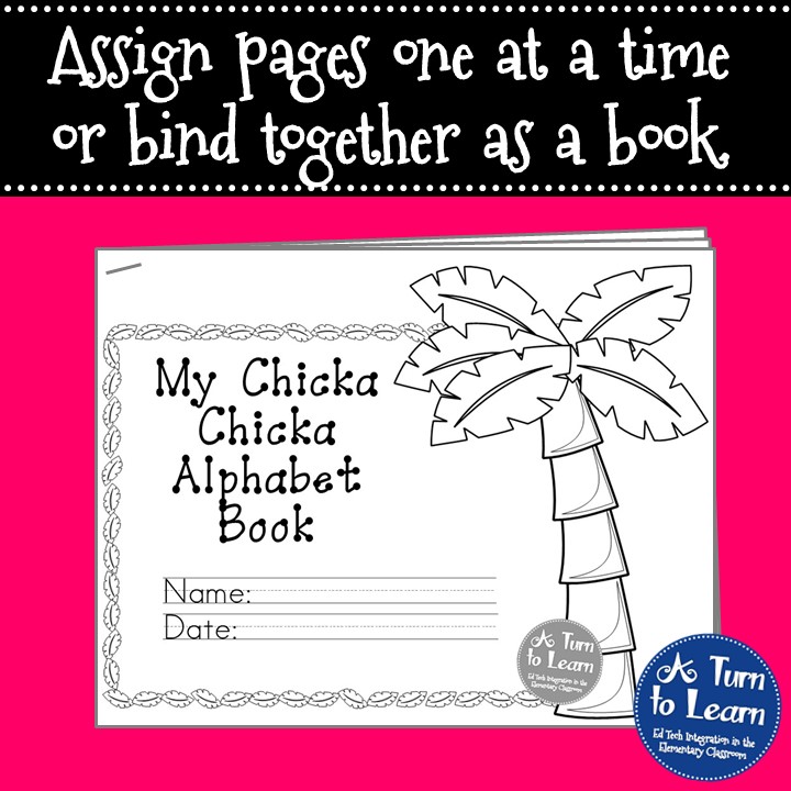 Chicka Chicka Boom Boom Handwriting Book! • A Turn to Learn