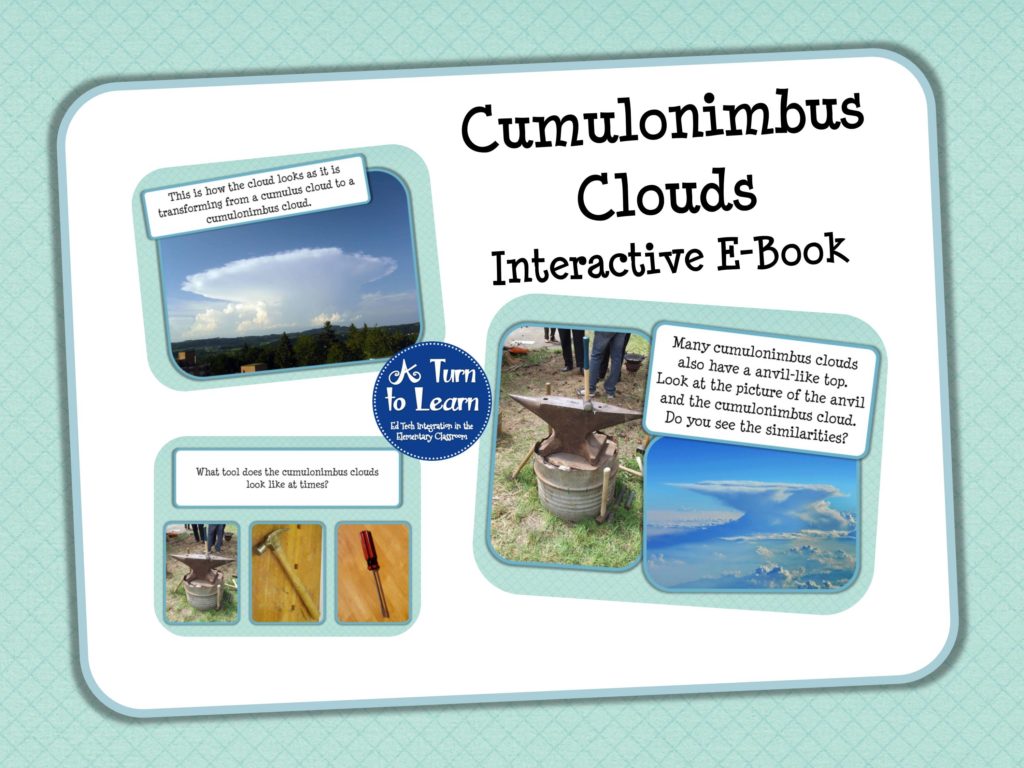 Cloud Types Interactive E-Books and Games for Smartboard • A Turn to Learn